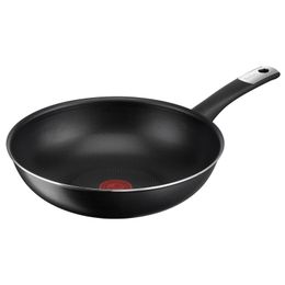 Tefal Bratpfanne &raquo;Hard Titanium Essential&laquo; Aluminium 1 Stk. tlg. 28 cm, Antihaftbeschichtung, Thermo-Signal, tiefe Form, made in France schwarz &Oslash; 28cm + 