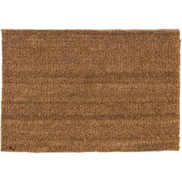 Astra Fu&szlig;matte &raquo;Coco Eco 555&laquo; rechteckig 16 mm H&ouml;he Schmutzfangmatte, Kokosmatte, In -und Outdoor geeignet beige Kokos B : 40cm 1 Stk., 16mm, L: 60cm