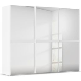 Rauch Schwebet&uuml;renschrank &raquo;Kleiderschrank Schrank Garderobe Schlafzimmerschrank SCALE-LINE&laquo; edle Optik mit Bauchbinde in Korpusfarbe Spiegelfront MADE