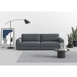 Trendmanufaktur Big-Sofa &raquo;Bourbon Mega, bequem, viel Platz, Breite 264cm,&laquo; extra tiefe Sitzfl&auml;che, wahlweise mit Sitztiefenverstellung bestellbar grau