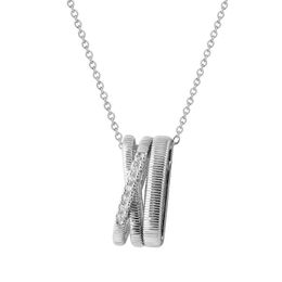 Firetti Damen Kette mit Anh&auml;nger &raquo;Schmuck Geschenk Silber 925 Halsschmuck Halskette XI&laquo; mit Zirkonia (synth.) silber Silber 925 (Sterlingsilber), L: 