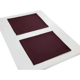 WIRTH Platzset &raquo;NEWBURY&laquo; lila Obermaterial: 67% Polyester, 33% Baumwolle B/L: 35cm x 40cm, 4 Stk., Baumwolle Polyester, eckig