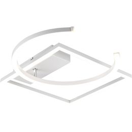 REALITY LEUCHTEN LED Deckenleuchte &raquo;PIVOT&laquo; LED-Modul 1 Stk. Neutralwei&szlig; &uuml;ber Wandschalter dimmbar, zur Wand-und Deckenmontage geeignet wei&szlig; 1, H: 