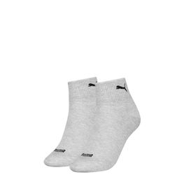 Puma Herren Puma Kurzsocken &raquo;Puma WOMEN QUARTER 2P&laquo; 2 Paar, atmungsaktives Mesh zur Bel&uuml;ftung, um k&uuml;hl und trocken zu bleiben wei&szlig; 39-42