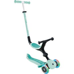 Globber Tretroller &raquo;GO-UP ACTIVE LIGHTS mit Leuchtrollen&laquo; Dreirad, Laufrad und Scooter gr&uuml;n Einheitsgr&ouml;&szlig;e Tretroller