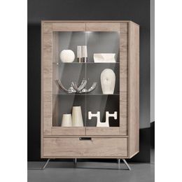 Home Affaire Vitrine &raquo;Palma&laquo; H&ouml;he 176 cm braun Einheitsgr&ouml;&szlig;e