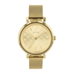 JOOP! Damen JOOP! Quarzuhr Armbanduhr, Damenuhr, Edelstahlarmband, analog gold Einheitsgr&ouml;&szlig;e
