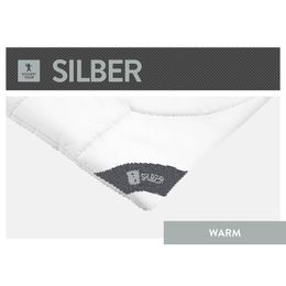 Spessarttraum Baumwollbettdecke &raquo;Silber&laquo; warm 1 Stk. tlg. hergestellt in Deutschland, allergikerfreundlich wei&szlig; Bettdecken Bezug: 100% Baumwolle. 