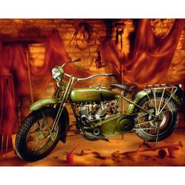 papermoon Fototapete &raquo;Vintage HD 1910&laquo; bunt Vlies B/L: 3m x 2,23m, Bahnen: 6 Stk.