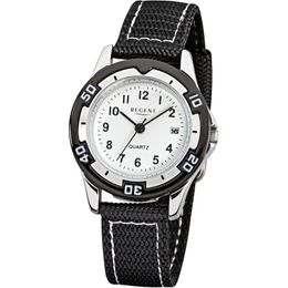Regent Uhren Regent Herren Quarzuhr &raquo;6800.79.10, F318&laquo; Armbanduhr, Kinderuhr, Lernuhr, Jungen, Schulanfang, Geschenkidee schwarz Einheitsgr&ouml;&szlig;e