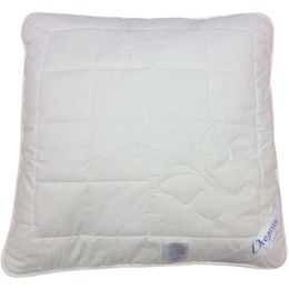 Dreams Naturfaserkissen &raquo;Classic Seide&laquo; 1 Stk. tlg. wei&szlig; Bezug: 100% Baumwolle. F&uuml;llung: 100% Polyester B/H/L: 80cm x 80cm, Baumwolle, 1 Stk.