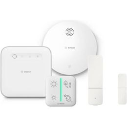 Bosch Smart-Home Starter-Set &raquo;Smart Home Alarmsystem S&laquo; wei&szlig; Mit integrierter Sirene erkennt das System Einbruchsversuche und Brandgefahren in 
