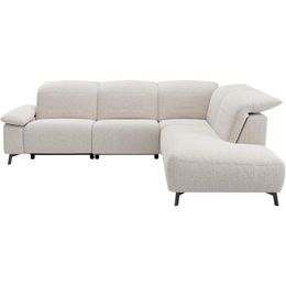 Musterring Ecksofa &raquo;MR 370, intelligenter Komfort im modernen Design&laquo; Optionale Relaxfunktion, flexible Kopfteile & klappbare Armlehnen 100% Polyester B/H/T: 