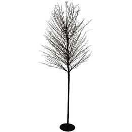 AM Design LED Baum 1 Stk. Warmwei&szlig; Weihnachtsdeko aussen, inklusive LED schwarz 1.300, H: 210cm, 1 Stk.