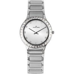 Jacques Lemans Damen Quarzuhr &raquo;Milano&laquo; Armbanduhr, Damenuhr, Edelstahlarmband, analog silber Einheitsgr&ouml;&szlig;e
