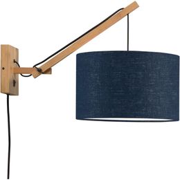 GOOD&MOJO Wandleuchte &raquo;Andes&laquo; E27 blau &Oslash; 32cm H: 43cm