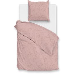 ZO HOME Bettw&auml;sche &raquo;Fiori-di-Satinado&laquo; 2 Stk. Bettw&auml;sche aus 100% Baumwolle, hochwertiges Mako-Satin rosa Mako-Satin, Obermaterial: 100% Baumwolle B/L