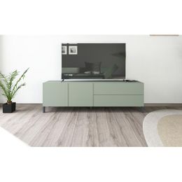 borchardt M&ouml;bel borchardt M&ouml;bel Lowboard &raquo;Sophia, TV-Schrank Breite 152 cm&laquo; Metallf&uuml;&szlig;e, grifflose Optik Holzwerkstoff B/H/T: 152cm x 45cm x 35cm, 2 Stk., 2 Stk.