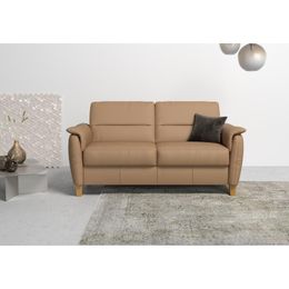 Home Affaire 2,5-Sitzer &raquo;Palmera, B: 179 cm&laquo; mit Federkern braun Luxus-Microfaser (100% Polyester);Struktur (100% Polyester);Luxus-Microfaser in 