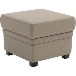 Sit & More sit&more Polsterhocker &raquo;Savona, B: 58 cm&laquo; individuell zu kombinieren 95% Polyester 5% Polyamid B/H/T: 58cm x 45cm x 58cm, Flachgewebe LINO, ohne 