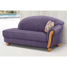 Home Affaire Ottomane &raquo;Milano, bequemes solit&auml;r Sofa im Landhaus-Stil, B/T/H 181/79/83cm&laquo; lila Chenille (70% Polyacryl, 30% Polyester);Chenille (70% 