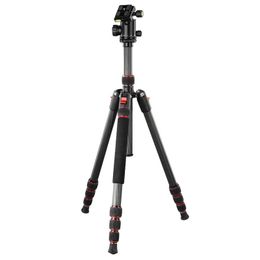Hama Dreibeinstativ &raquo;Reisestativ Carbon (Handy u. Kamerastativ m. Kugelkopf, Einbeinstativ)&laquo; grau Dreibeinstativ 46 bis 160 cm inkl. Einbeinstativ 83 bis 