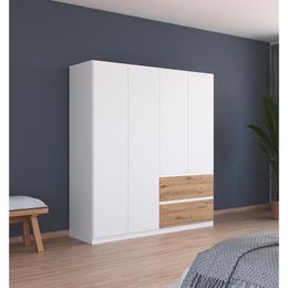 Rauch Dreht&uuml;renschrank &raquo;Kleiderschrank Schrank Garderobe COSTA in den Breiten 91/136/181 cm&laquo; in 3 Ausstattungen BASIC/CLASSIC/PREMIUM, viel Platz, 