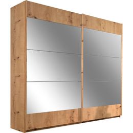 Rauch Schwebet&uuml;renschrank &raquo;Kleiderschrank Schrank Garderobe W&auml;scheschrank Ankleide MALIBU&laquo; in 5 Breiten, H&ouml;he 210 cm, mit gro&szlig;fl&auml;chigen T&uuml;ren, 