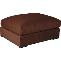Home Affaire Polsterhocker &raquo;Finca XXL, B: 125 cm&laquo; Mega-Hocker, in Cord oder Chenille-Struktur w&auml;hlbar 100% Polyester B/H/T: 125cm x 52cm x 101cm, Cord