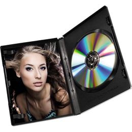 Hama DVD-H&uuml;lle &raquo;DVD-Leerh&uuml;llen, 30er-Pack, Vorratspack, Schutzh&uuml;lle, Case, Schwarz&laquo; CD schwarz Polypropylen