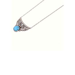 Firetti Damen Kette mit Anh&auml;nger &raquo;Schmuck Geschenk Silber 925 Halsschmuck Halskette Venezianer&laquo; mit T&uuml;rkis bunt Silber 925 (Sterlingsilber), L: 46 B: 