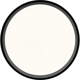 HELL h&ouml;llisch gutes Licht LED Deckenleuchte &raquo;NINA&laquo; LED-Modul 1 Stk. Warmwei&szlig; dimmbar &uuml;ber Wanddimmer wei&szlig; 1, &Oslash; 40cm H: 9cm, 1 Stk.