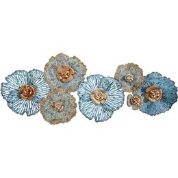 OTTO home Wanddekoobjekt &raquo;Bl&uuml;ten&laquo; Wanddeko, aus Metall, bestehend aus 7 Bl&uuml;ten bunt Metall B/H/T: 114cm x 49cm x 9cm, Bl&uuml;ten