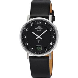 MASTER TIME Damen MASTER TIME Funkuhr &raquo;Advanced&laquo; Armbanduhr, Quarzuhr, Damenuhr, Datum schwarz Einheitsgr&ouml;&szlig;e