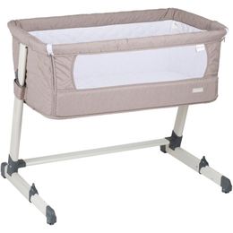 BABYGO Beistellbett &raquo;Together, beige&laquo; faltbar beige Aluminium, Kunststoff, Polyester Liegefl&auml;che B/L: 48cm x 83cm, kein H&auml;rtegrad