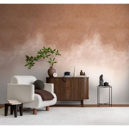 Livingwalls living walls Vliestapete &raquo;Vibes & Styles Caldera &ndash; Soft Gradient Fototapete&laquo; Kunst leicht strukturiert Sanfter Farbverlauf im Aquarellstil mit weicher