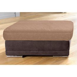 Sit & More sit&more Polsterhocker &raquo;Xenia&laquo; braun Luxus-Microfaser ALTARA NUBUCK (100% Polyester) / Struktur fein (100% Polyester);Luxus-Microfaser (100% Polyester