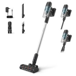 Philips Akku-Hand-und Stielstaubsauger &raquo;XC3031/01 3000 Series &ldquo;Staubentdecker&rdquo;&laquo; mit bis zu 60 Minuten Laufzeit und zwei Zubeh&ouml;rteilen silber Einheitsgr&ouml;&szlig;e 