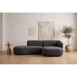 Home Affaire Ecksofa &raquo;OSTRUP Rundsofa, L-Form, Naturt&ouml;ne, Boucle oder Chenille&laquo; Breite 278 cm, organische Form mit sanften Rundungen grau 100% 
