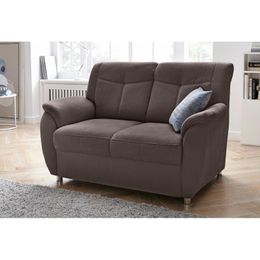 Sit & More sit&more 2-Sitzer &raquo;Sonoma&laquo; mit Federkern braun Struktur (100% Polyester);Luxus-Microfaser ALTARA NUBUCK (100% Polyester) B/H/T: 140cm x 91cm x 90cm, 