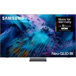 Samsung QLED-Fernseher &raquo;GQ75QN990FT&laquo; 189 cm/75 &prime;&prime; 8K Ultra HD Smart-TV 8K AI Upscaling Pro & Glare Free, Wireless One Connect Box, Art Store schwarz 