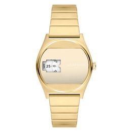 Liebeskind Berlin Damen Quarzuhr &raquo;Vinyl Vision&laquo; Armbanduhr, Damenuhr, Edelstahlarmband, analog gold Einheitsgr&ouml;&szlig;e