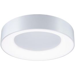 Paulmann LED Deckenleuchte &raquo;Selection Bathroom Casca IP44 1x23W 400mm, 230V Metall/Kunststoff&laquo; 1 Stk. Tageslichtwei&szlig; WhiteSwitch wei&szlig; 1, &Oslash; 40cm H: 7,1cm, 1 Stk