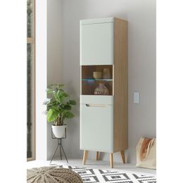Home Affaire Vitrine &raquo;Torge, Hochschrank, Glasvitrine, Standvitrine, Vitrinenschrank&laquo; 1 Stk. tlg. in drei verschiedenen Farben verf&uuml;gbar, Glast&uuml;r & -