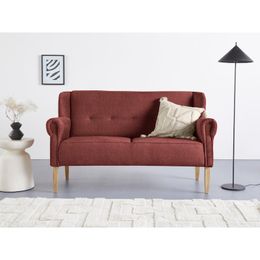 Home Affaire K&uuml;chensofa &raquo;Moro Couch mit Federkern, bequem, Breite&laquo; in verschiedenen Stoffe und Farben orange B/H/T: 174cm x 99cm x 73cm, Veloursstoff