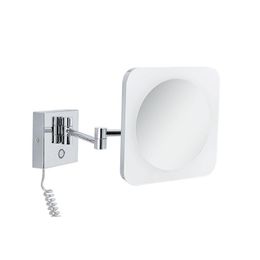 Paulmann LED Wandleuchte &raquo;Jora IP44 White Switch 60lm 230V 3,3W Chrom, Wei&szlig;, Spiegel&laquo; 1 Stk. Tageslichtwei&szlig; Kosmetikspiegel wei&szlig; 1, H: 20,5cm, 1 Stk.