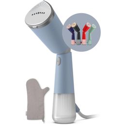 Philips Dampfb&uuml;rste &raquo;STH5020 "Styler", 120 ml abnehmbarer Wassertank, Metallplatte&laquo; 1400 W Steamer im schlanken Design, 2-in-1 Handschuh und Tasche inkl. blau
