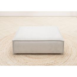 Home Affaire Polsterhocker &raquo;Watertown, XXL Hockerbank passend zum Sofa - ideal als Beistellmodul&laquo; erweiterbare Hockerbank mit weicher Polsterung wei&szlig; 
