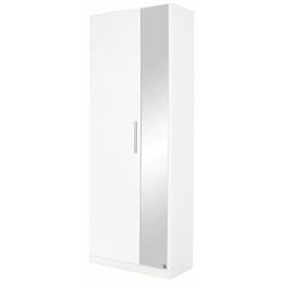 Rauch Garderobenschrank &raquo;Garderobe Dreht&uuml;renschrank Kleiderschrank Schrank Mehrzweck MINOSA&laquo; mit Spiegel, Breite 69 cm, ausziehbare Kleiderstange MADE