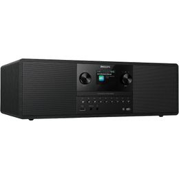 Philips Stereoanlage &raquo;TAM6500/10&laquo; (Bluetooth Automatische Senderverfolgung Digitalradio (DAB+) UKW mit RDS 50 W) schwarz Kompaktes All-in-One-Design